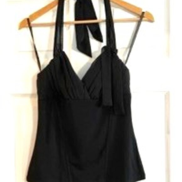 Wet Seal | Tops | Wet Seal Black Halter Top Size Med | Poshmark